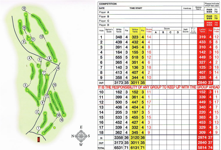 Tour of Course :: Tavistock Golf Club